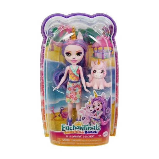 Enchantimals baba Sunshine Beach - Ulia Unicorn baba és Pacifica ...