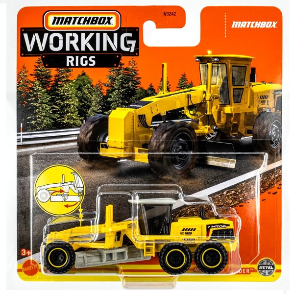 Matchbox munkagépek 13/16 - MBX Road Grader - Gyerekajándék